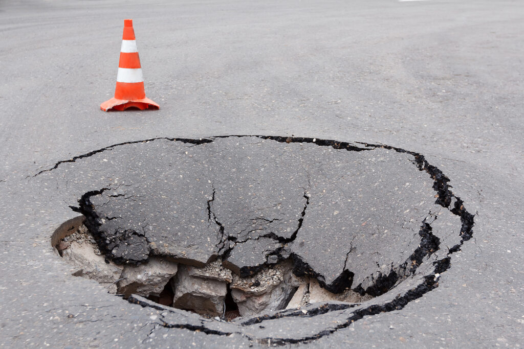 Poorly Maintained Roads | Roberts Law Office
